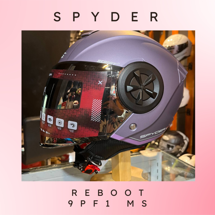 Spyder half face helmet reboot 2 pd 9PF1 MS ripple | Lazada PH