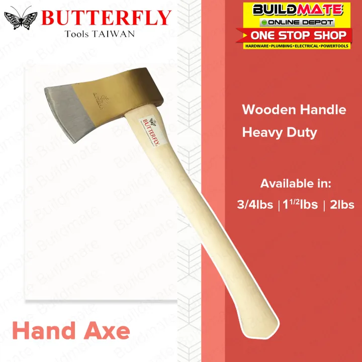 BUTTERFLY Axe with Wooden Handle 1-1/2 LBS 1-3/4LBS 2LBS SOLD PER PIECE ...
