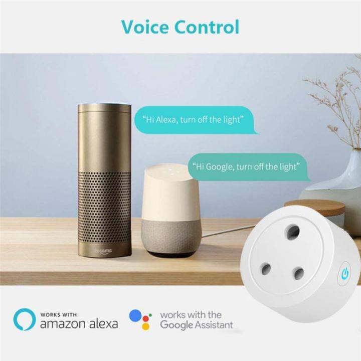 Wireless Remote Socket Portable 10a Voice Control 100-240v Fire ...