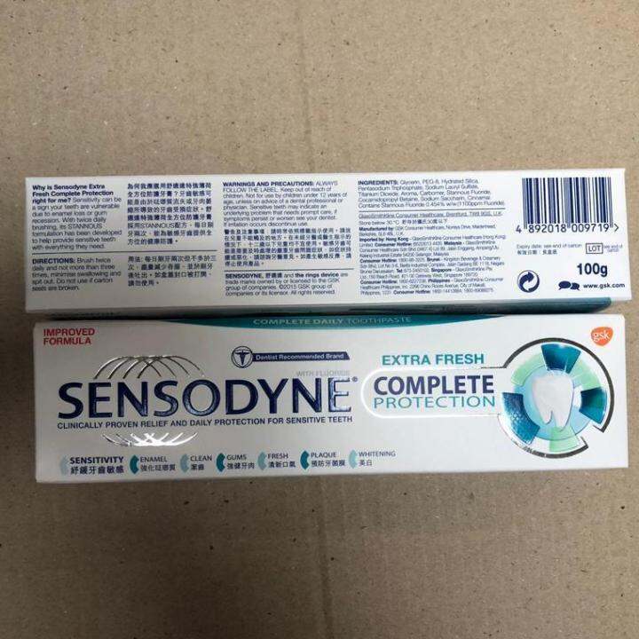 Sensodyne Extra Fresh - Complete Protection | Lazada