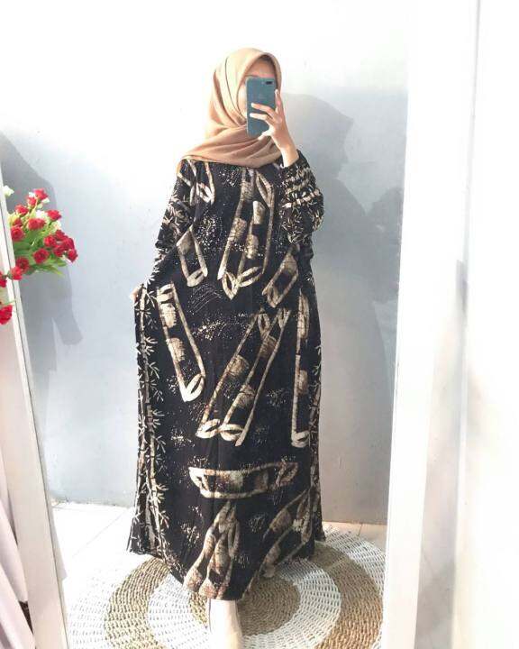 Yuma Kaftan Mewah Elegan 2022 Jumbo Daster Arab Kelelawar Terbaru Katun ...