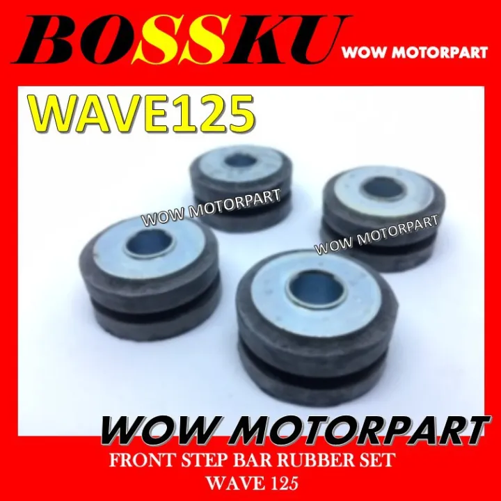 WAVE 125 FRONT STEP BAR RUBBER BUSH SET WAVE 125 STAND GETAH BUSH WAVE ...