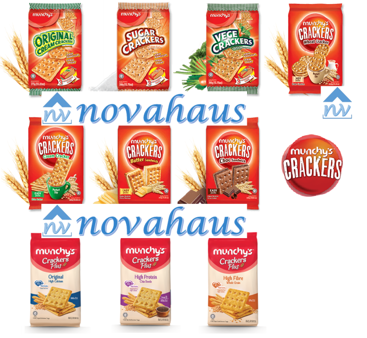 Munchy's Crackers / Sandwich [Original, Sugar, Vege, Wheat, Cream ...