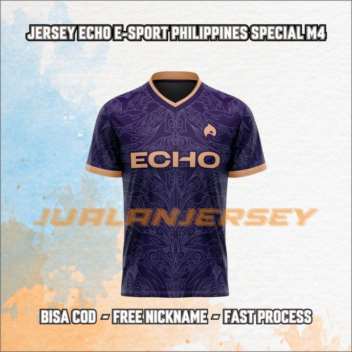 Jersey ECHO PHILIPPINES M4 FREE CUSTOM NICKNAME | Lazada.co.th