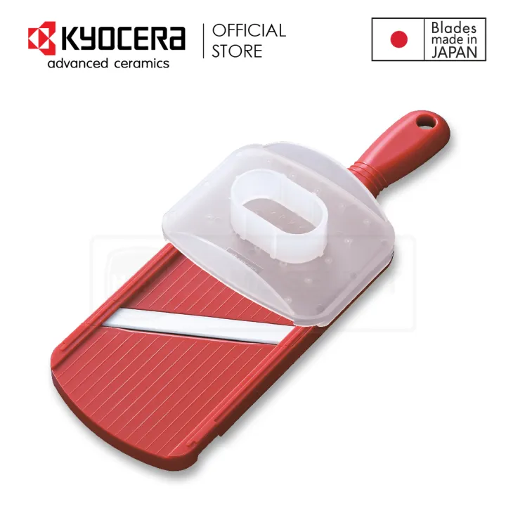 Mandoline Rouge Mandoline Céramique Kyocera Rouge - 4 Épaisseurs De ...