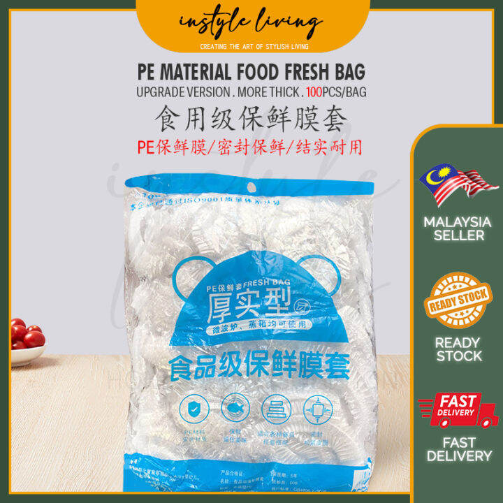 🌸[READY STOCK]🌸100pcs Food Grade Disposable Plastic Wrap Plastik balut ...