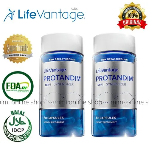 100% AUTHENTIC PROTANDIM NRF1 SYNERGIZER BY LIFE VANTAGE (TWIN PACK ...