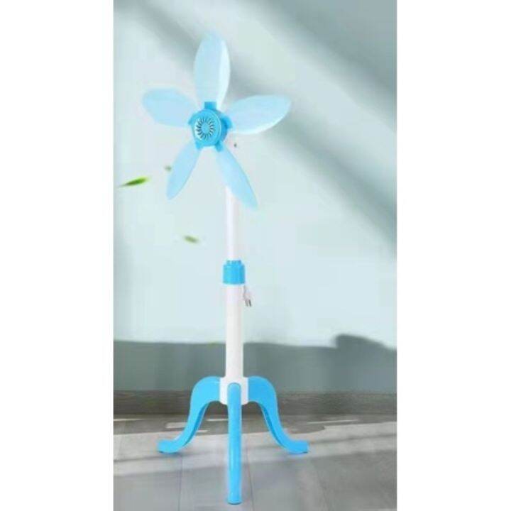 ♟ ZH 5 Blades Stand Fan Portable Stand Floor Fan Electric Fan ...