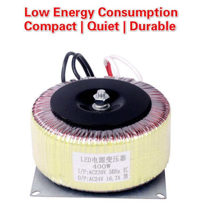 NEW Ring Transformer Copper Wire 12V Low Frequency 24 V Single Phase ...