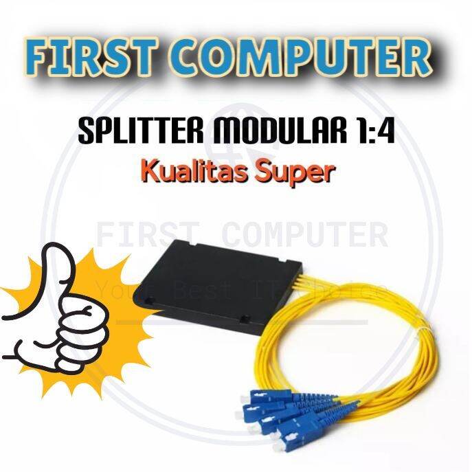 Passive Splitter Fiber Optic 1:4 Modular SC/UPC | Lazada Indonesia