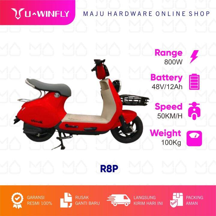 Sepeda Listrik Uwinfly R8P 800watt | Lazada Indonesia