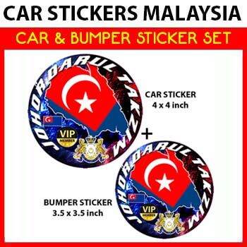 Team Johor - Car Sticker & Bumper Sticker/Motor Sticker CSM | Lazada
