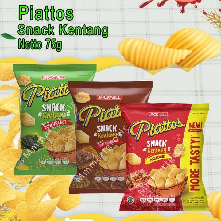 SNACK KENTANG / PIATTOS / RUMPUT LAUT / SAPI PANGGANG / BARBEQUE / KEJU ...
