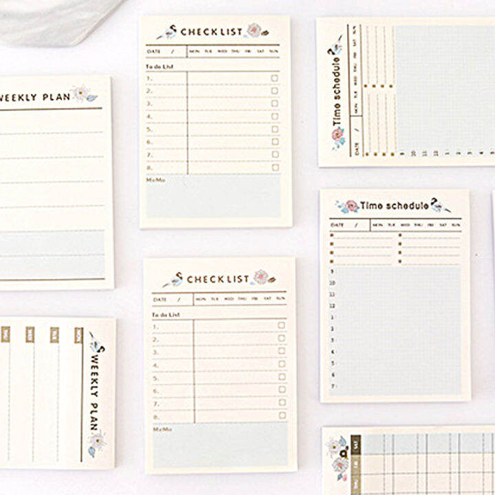 60 pcs event planner notebook, portable weekly planner, study time ...