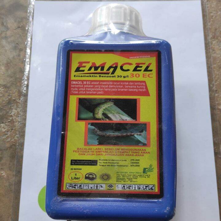 insektisida emamectin EMACEL 30EC 1 Liter untuk mengendalikan hama ulat ...