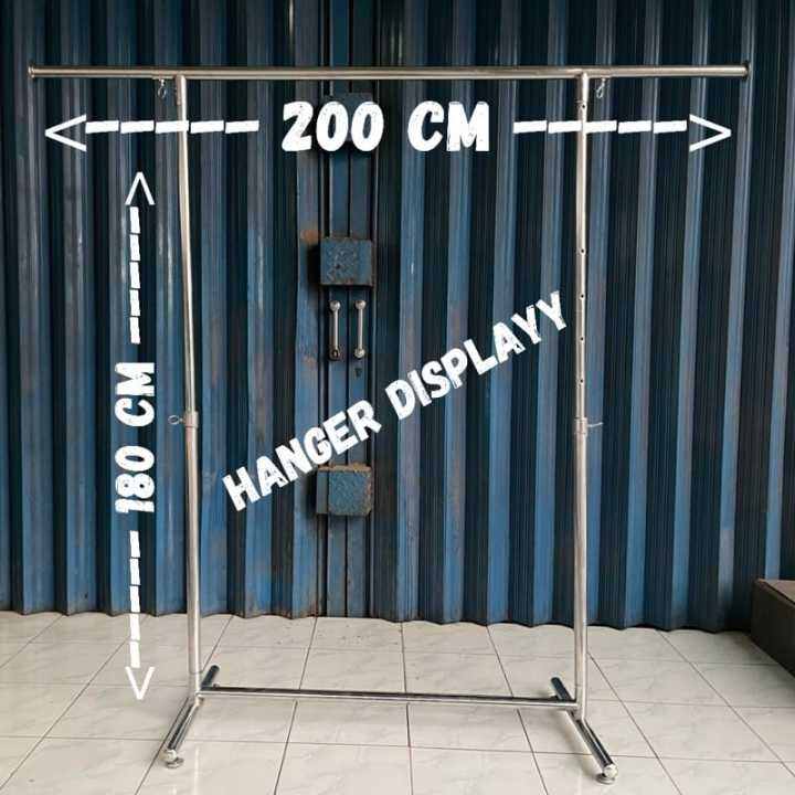 Hanger Gawang GAMIS Gantungan Baju Model Tarik Ujung / Tarik Samping ...