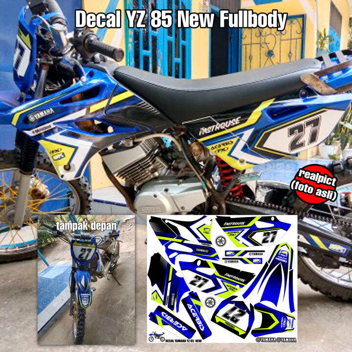 Stiker Motor Trail YZ 85 New Fullbody Decal YZ New Variasi Keren ...