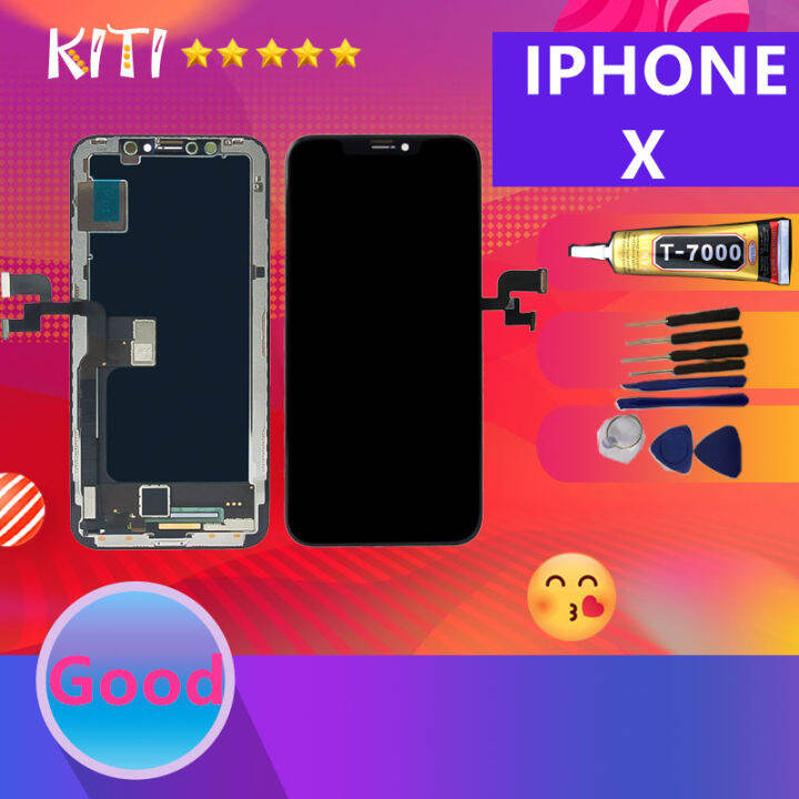 จอ ใช้ร่วมกับ iphone X LCD Display จอ + ทัช iphone X (TFT/oled) อะไหล่ ...