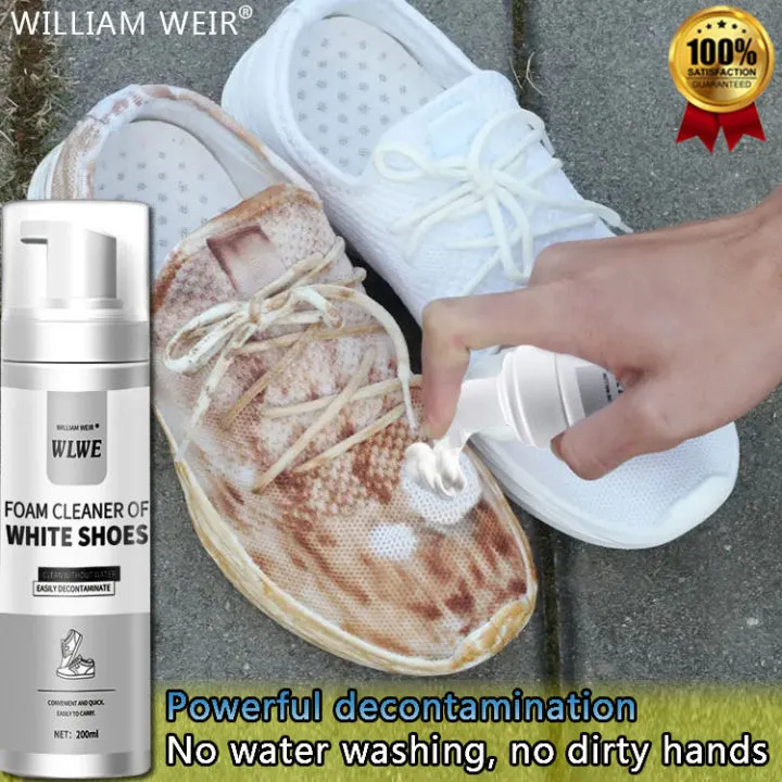 Great value WILLIAM WEIR Shoe Cleaner 200ml Shoe Cleaner Easy to wipe ...