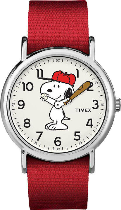 Timex Weekender 38mm Peanuts Collection Snoopy | Lazada.co.th