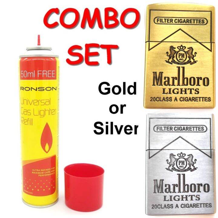 Butane Gas (Ronson Butane Gas) + Marlboro Butane Gas Lighter | Lazada