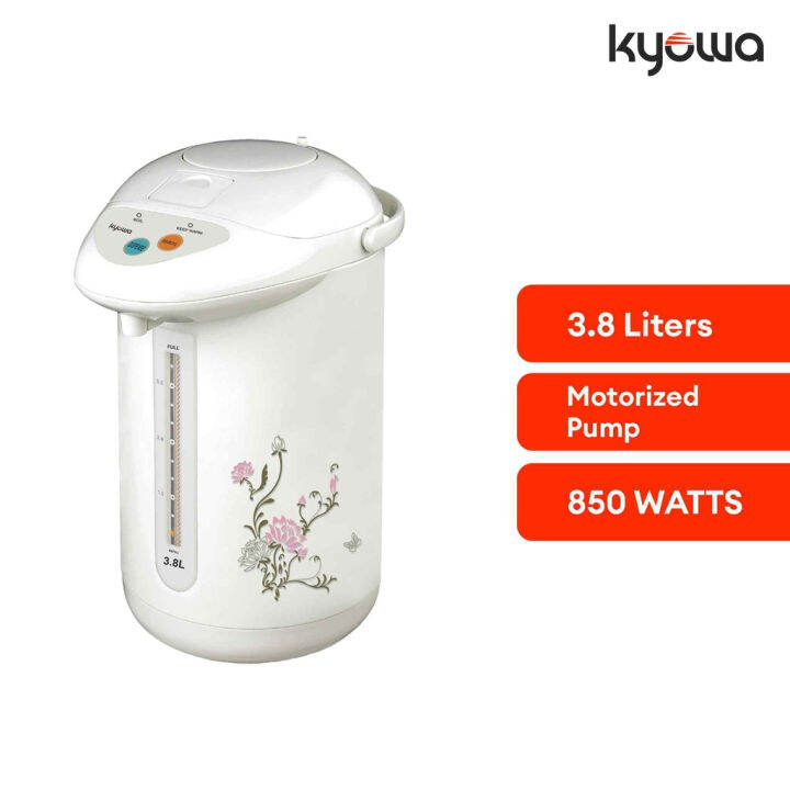Kyowa Electric Air Pot 3.8L with Electric Pump KW-1806 -Stainless Steel ...