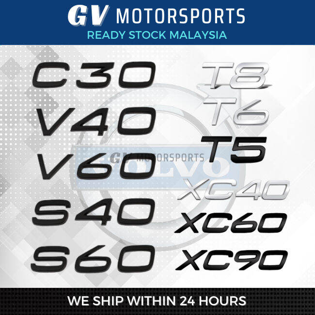 READY STOCK Volvo Emblem C30 V40 V60 S40 S60 XC60 XC90 XC40 S80 S90 S80 ...