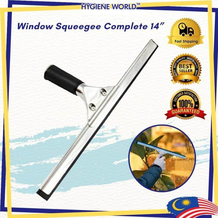 Window Squeegee 14” 35cm / Window Squeegee Rubber Replacement / Glass ...