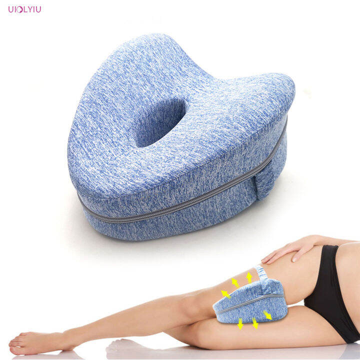 Uiolyiu Memory Foam Leg Pillow Leg & Knee Foam Support Pillow for Side ...