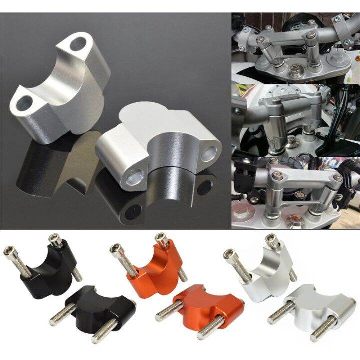 Motorbike 28mm (1-1/8") Handlebar Riser Up 30mm Bracket Kit For KTM ...