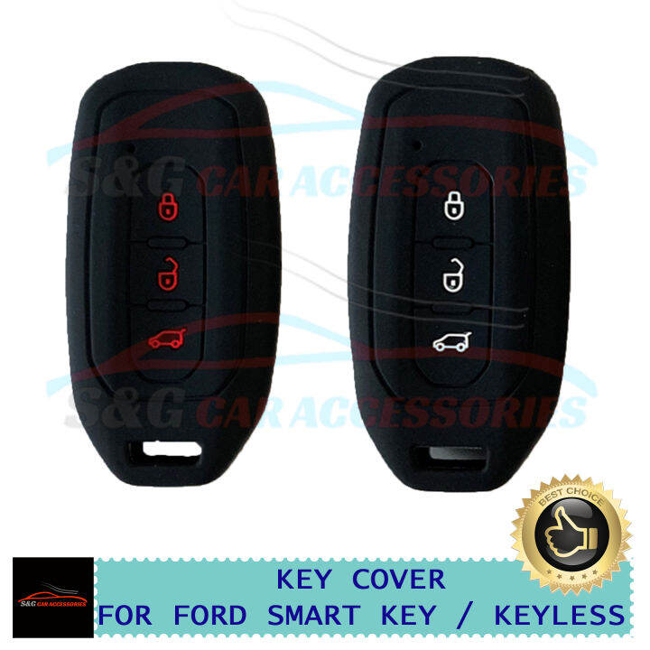 Silicone Car Smart Keyless Key Remote Cover For Ford Territory 2020 ...