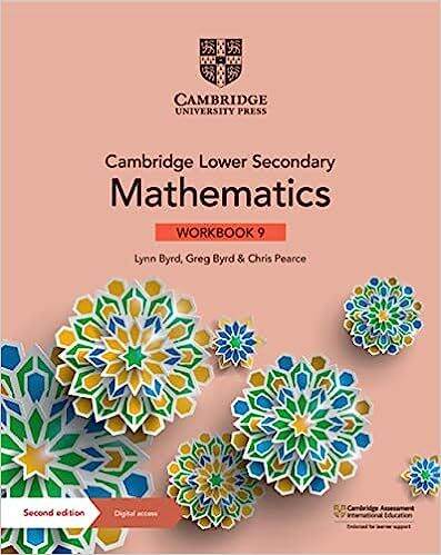 Cambridge Lower Secondary Mathematics Workbook 9 with Digital Access (1 Year) | Lazada