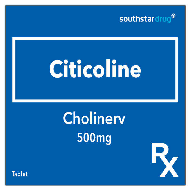 Rx: Cholinerv 500mg Tablet | Lazada PH