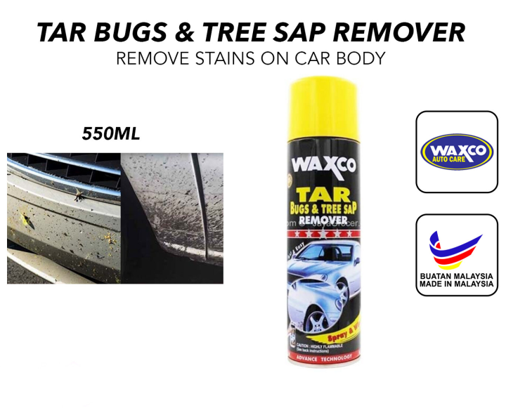Waxco Tar Bugs & Tree Sap Remover (550ml) car stain remover kereta ...