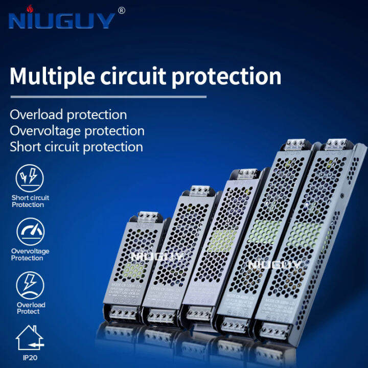 Ultra Thin LED Power Supply DC 12V 24V Transformers แสง60W 100W 150W ...