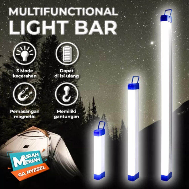 Lampu Neon Led Panjang Lampe Led Emergency 30W 60W 80W Portable Lampu ...