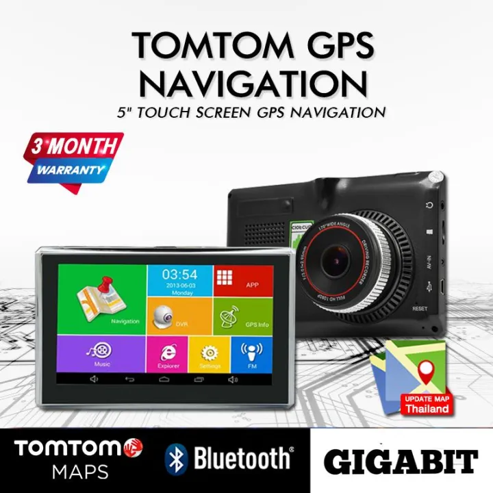 TOMTOM GPS NAVIGATION 5 TOUCH SCREEN ระบบนำทาง ขนาดจอ 5 นิ้ว 8 GB GPS ...