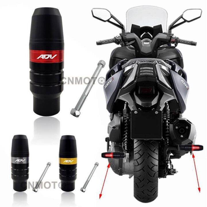 For HONDA ADV 150 160 2019-2023 Crash Pads Exhaust Pipe Guard Slider Frame Slider Crash Anti ...