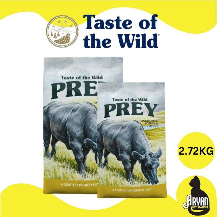 (2.72KG) Prey Cat Food Angus Beef Limited ingredient Recipe 2.72KG | Lazada