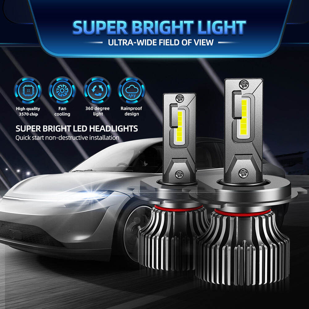 LED Headlight LED H7 LED H4 110W 36000LM Canbus H1 H4 H8 H9 H11 9005 ...