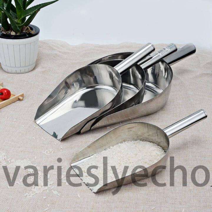 COD Ice Shovel, Multiuse Stainless Steel Ice Scooper Food Candy Popcorn ...