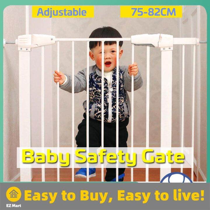 Drill-Free Mounting Safety Gates Wall Bumper Guards Baby Door Gate Pet ...