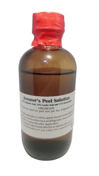 Jessner's Peel Solution (Salicylic acid, Lactic acid and Resorcinol) skin whitening, anti aging ...