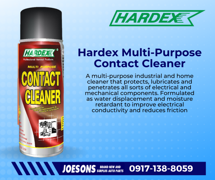 HARDEX MULTI-PURPOSE CONTACT CLEANER | Lazada PH