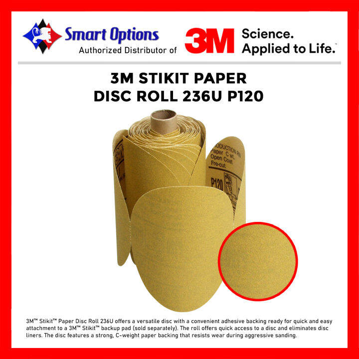3m Stikit Disc Roll P120 5inch x NH 236U | Lazada PH