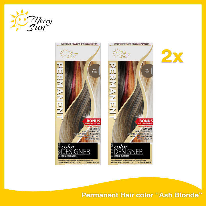 Merry Sun 2PCS Permanent Hair Color Vibrant Long-lasting colors, Leaves ...
