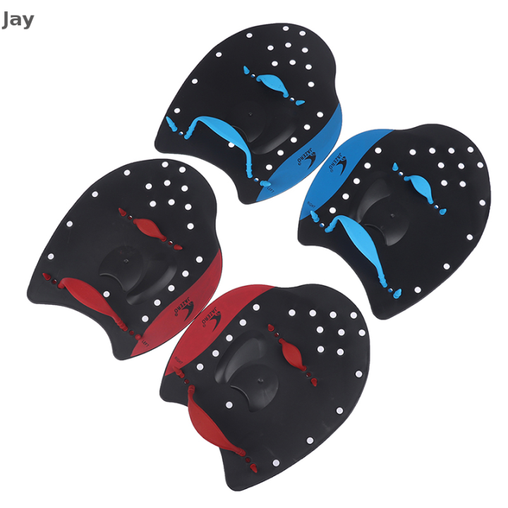 Jay 1คู่ว่ายน้ำ paddles girdles แก้ไขมือครีบ flipper Palm Finger webbed ...