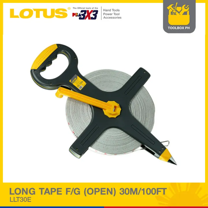 Lotus Toolbox | Long Tape F/G (OPEN) 30M/100FT LLT30E - Measuring Tools ...