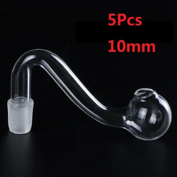 [In stock]5pcs new 10mm glass elbow male connectors for water glass ...