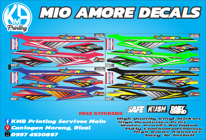 Mio Amore Stock Decals | Lazada PH